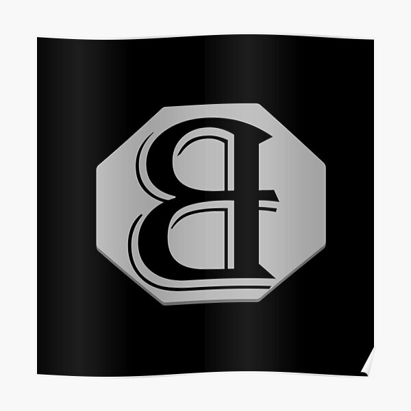 "Backwards Letter - Letter B illustration" Poster for Sale by Eyad-Emam ...