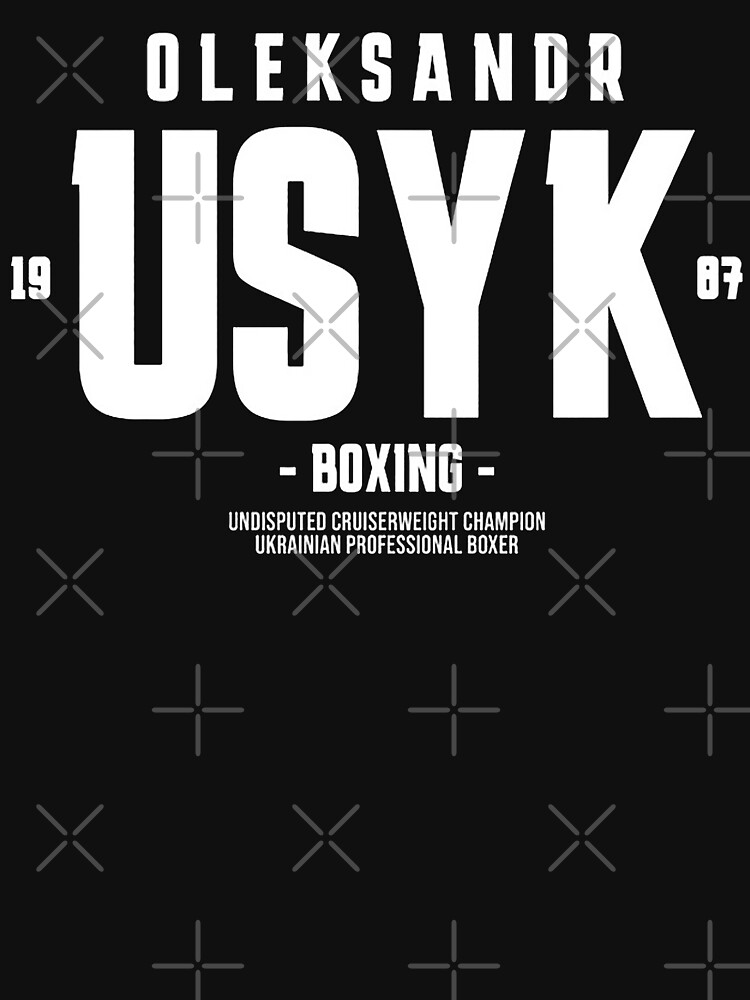 "USYK Boxing" T-shirt for Sale by jullieperez | Redbubble | usyk t ...