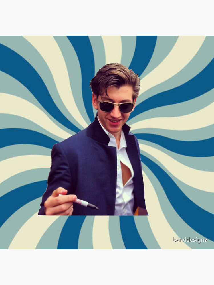 "Alex Turner " Sticker by banddesignz | Redbubble