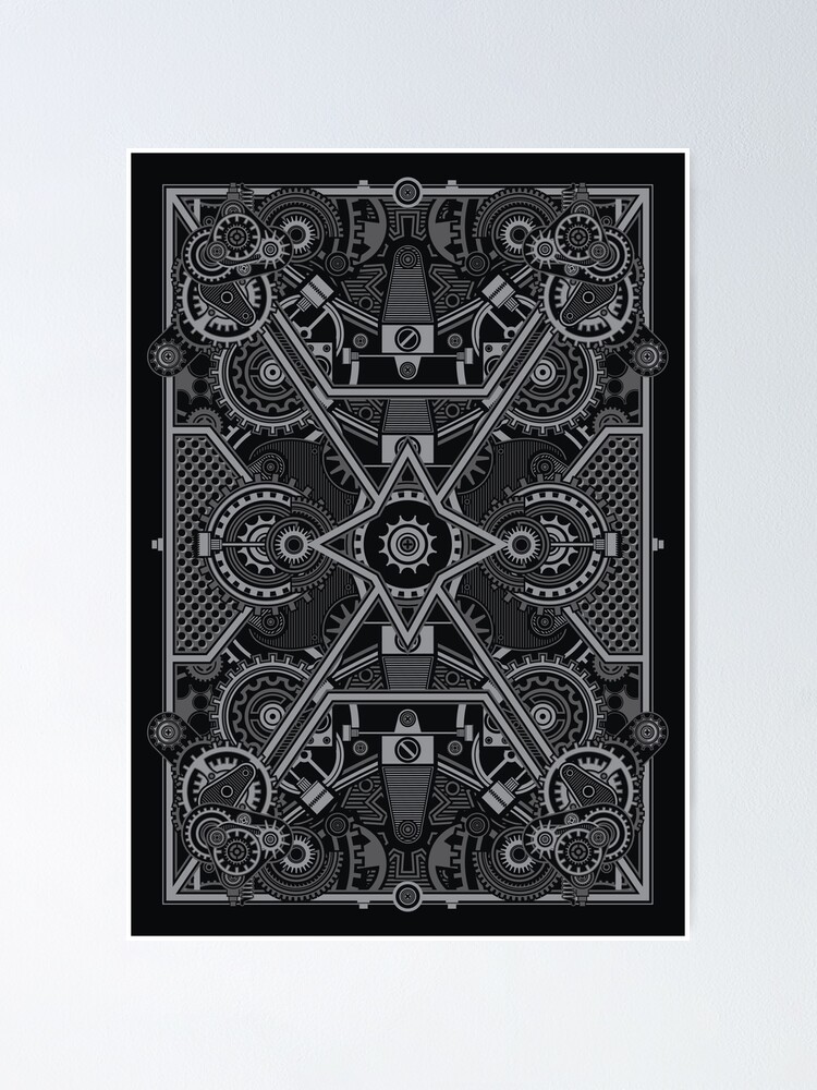 "Mecha Card - Perfect Symmetry" Poster for Sale by PosterpartyCo ...