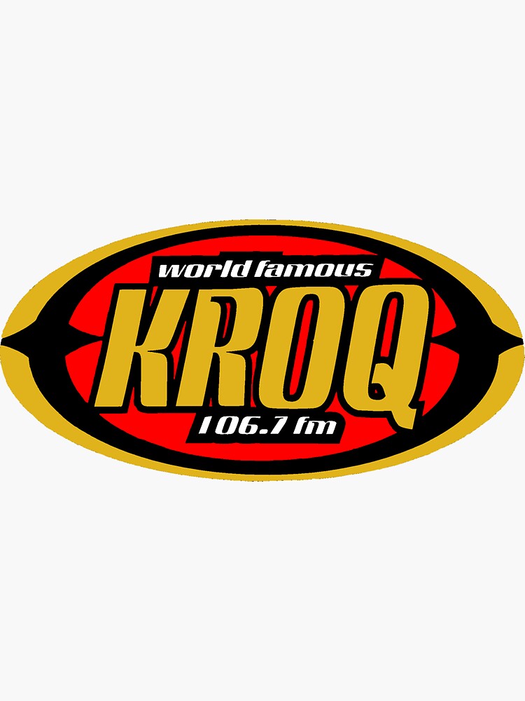 "KROQ Weenie Roast & Luau The Cure + Oasis +" Sticker for Sale by ...