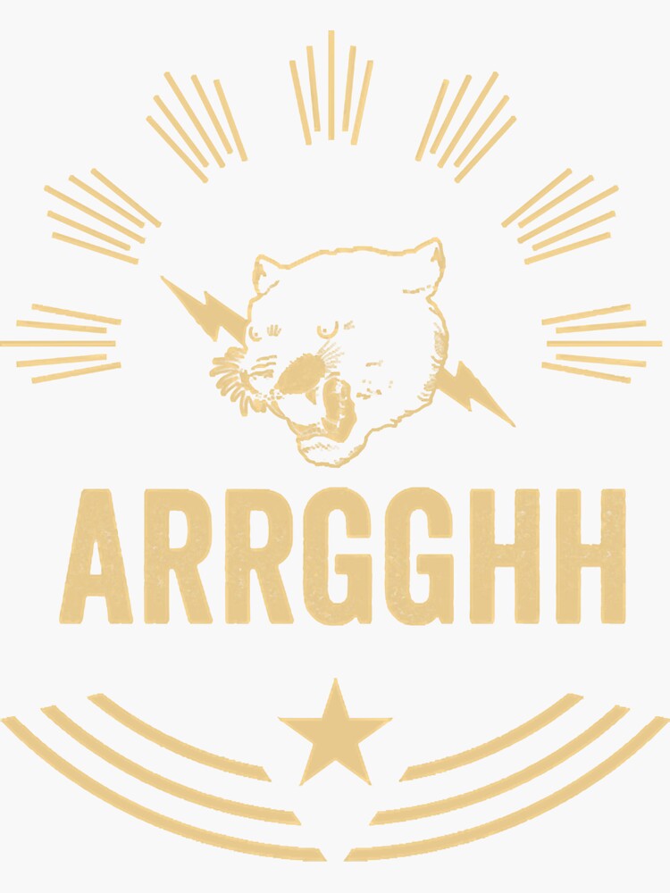 "panther ARRGGHH " Sticker for Sale by lynrojas282 | Redbubble