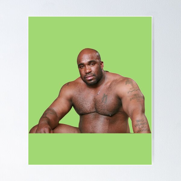 "Big Dick Black Guy Meme Barry Wood" Poster for Sale by Flookav | Redbubble