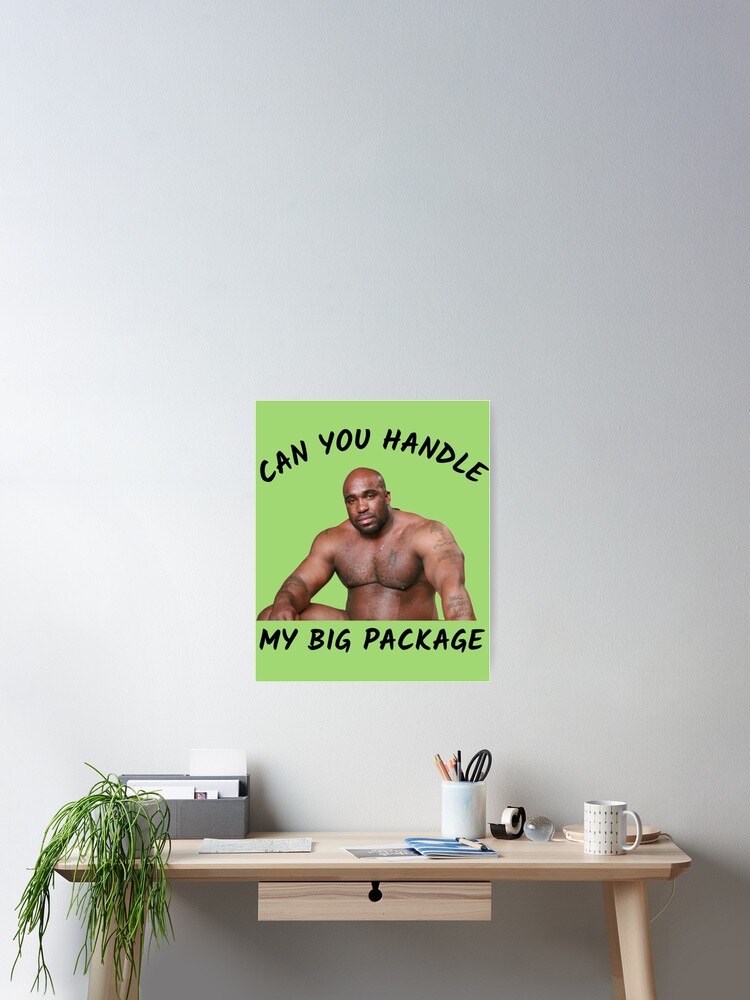 Big Dick Black Guy Meme Barry Wood Poster For Sale By Flookav Redbubble