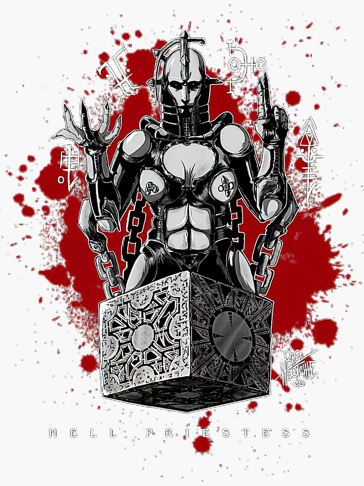 "Hellraiser" Sticker for Sale by Hellraiserr24 | Redbubble