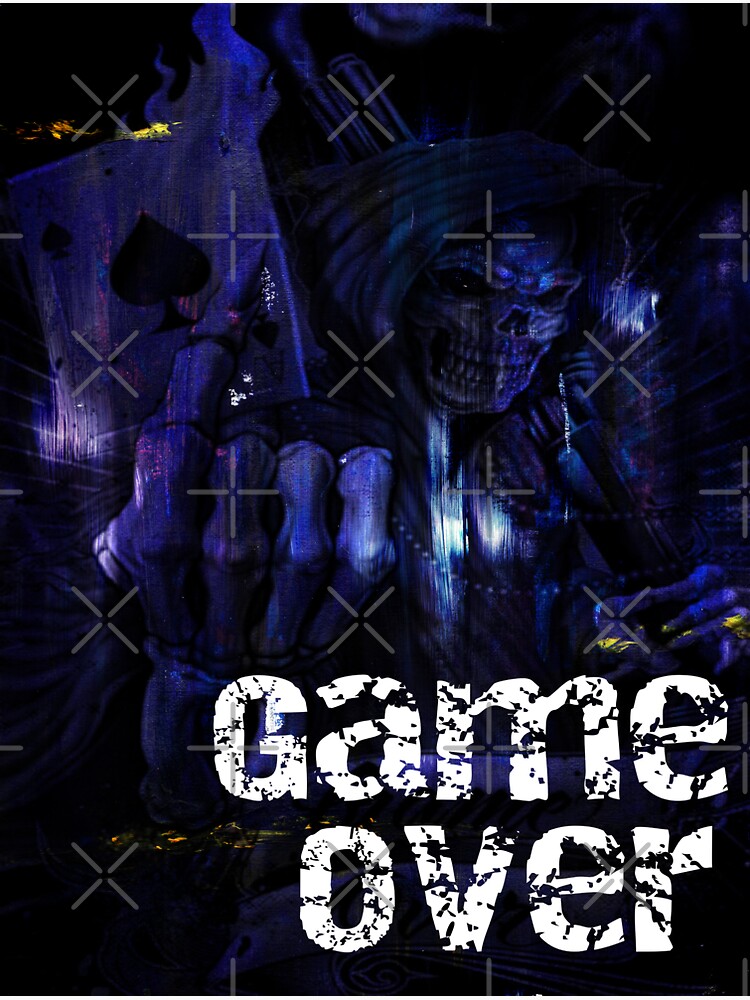 "Game over Artwork" Sticker by Shenuka93 | Redbubble