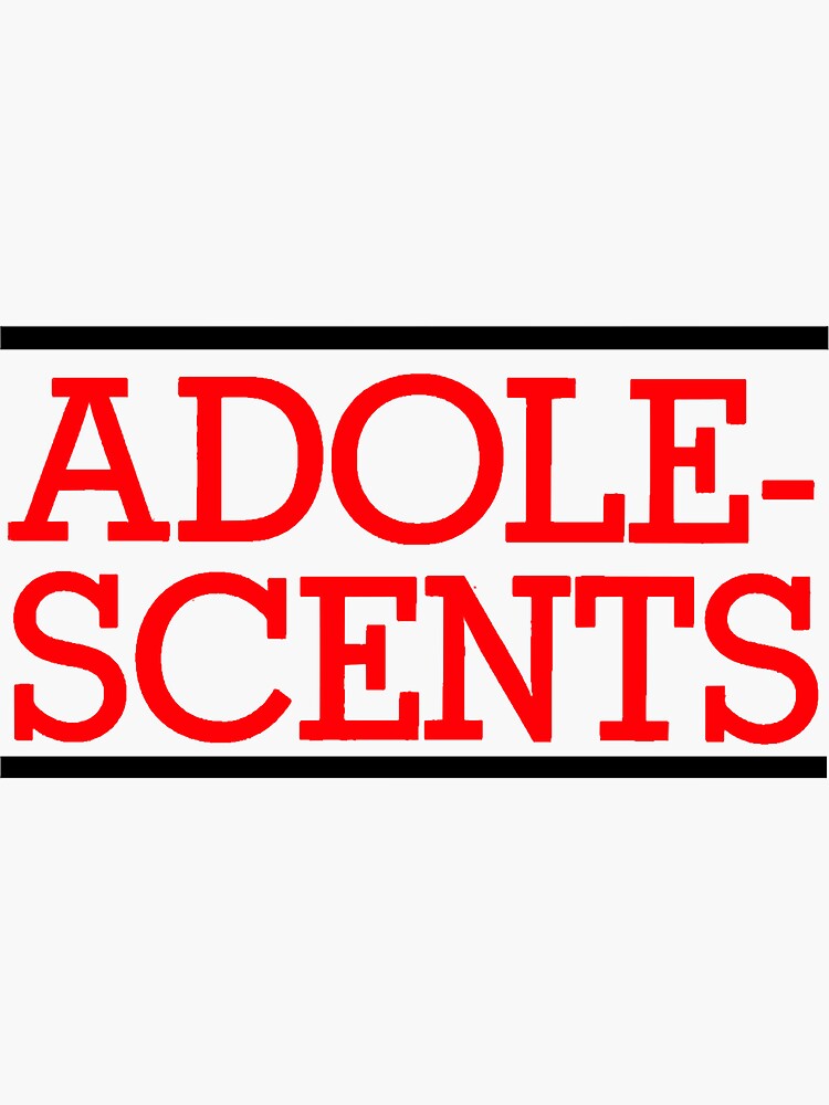 "Adolescents logo Classic" Sticker by RussellSprague | Redbubble