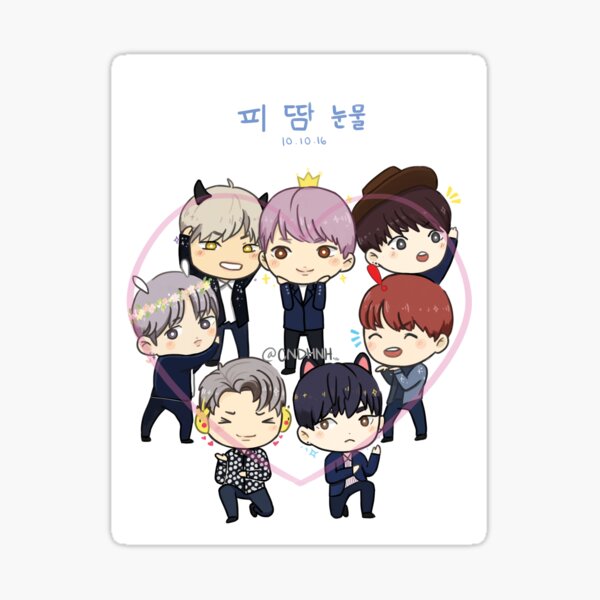 "BST " Sticker for Sale by cndhnh | Redbubble