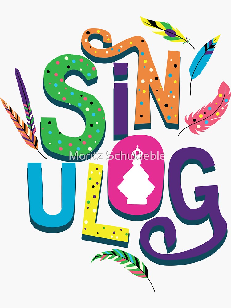 "Sinulog-Santo Niño Festival" Sticker for Sale by Moritz Schwäble ...