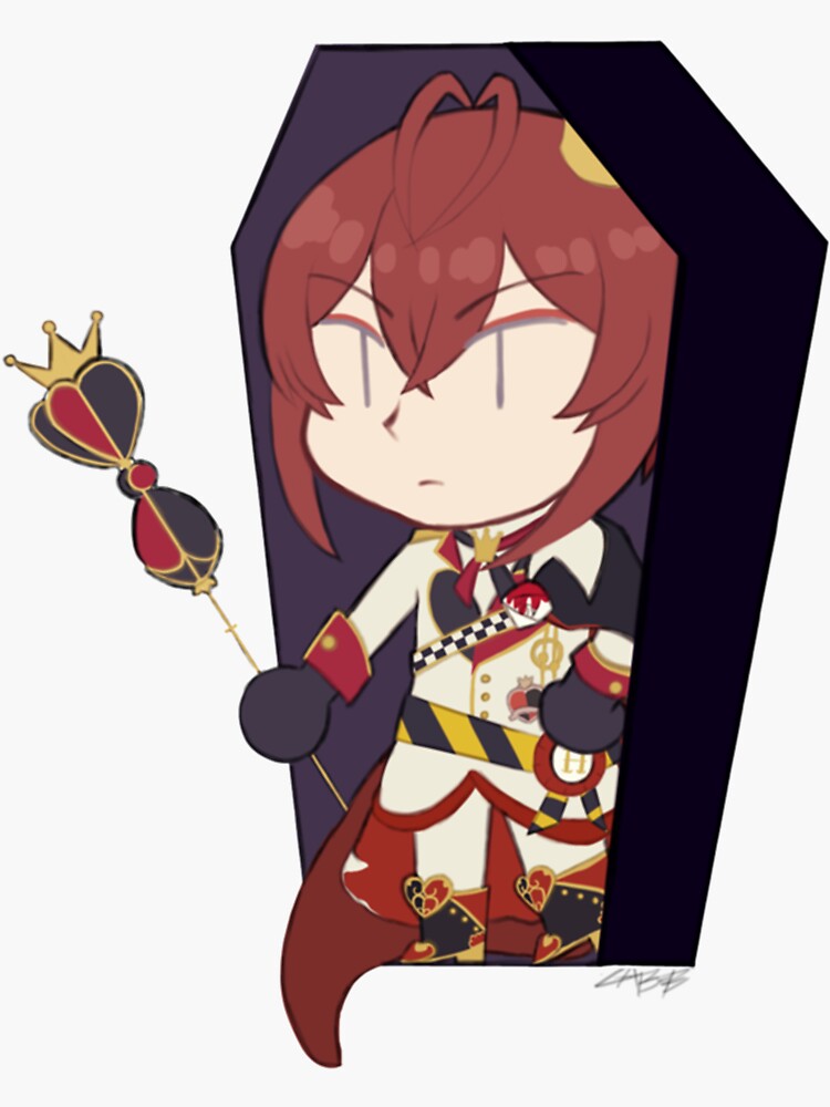"Chibi Riddle Rosehearts " Sticker for Sale by JeffreyHopkin | Redbubble