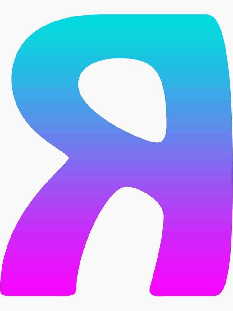 "T-Shirt Mirror Image Backwards Text Letters" Sticker for Sale by ...