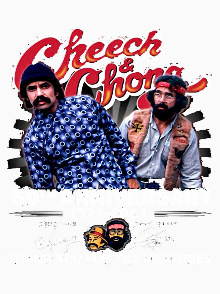 Cheech & Chong 50th Anniversary 1971-2021 Premium T-Shirt sold by Ruthy ...