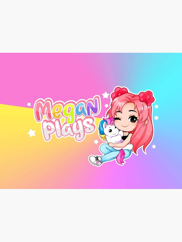 "Meganplays roblox" Sticker for Sale by wowfun | Redbubble