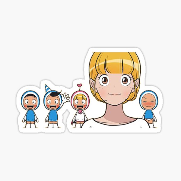 "Yumi's cells team" Sticker for Sale by Loanatalval | Redbubble