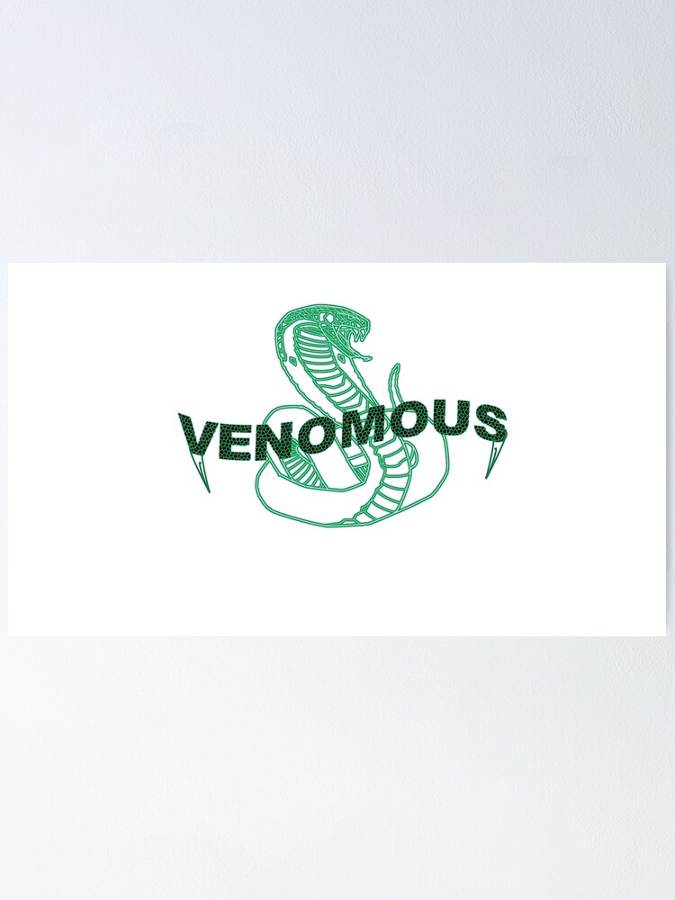 "Venomous snake - sticker" Poster for Sale by BandEllington | Redbubble