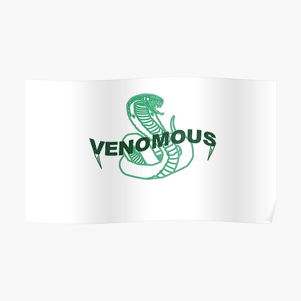 "Venomous snake - sticker" Poster for Sale by BandEllington | Redbubble