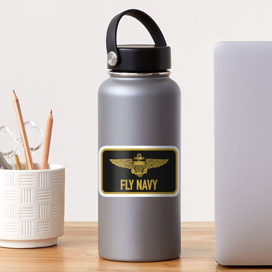 "Fly Navy" Sticker for Sale by TGStudios | Redbubble
