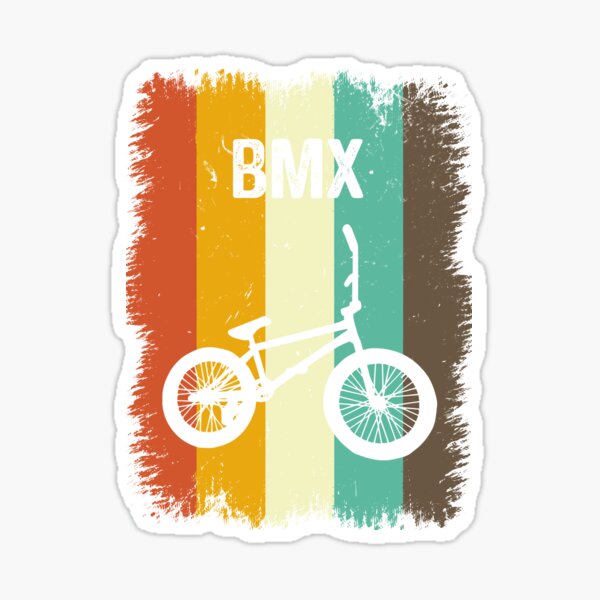 "Vintage Retro BMX" Sticker for Sale by thanhmaidesign | Redbubble
