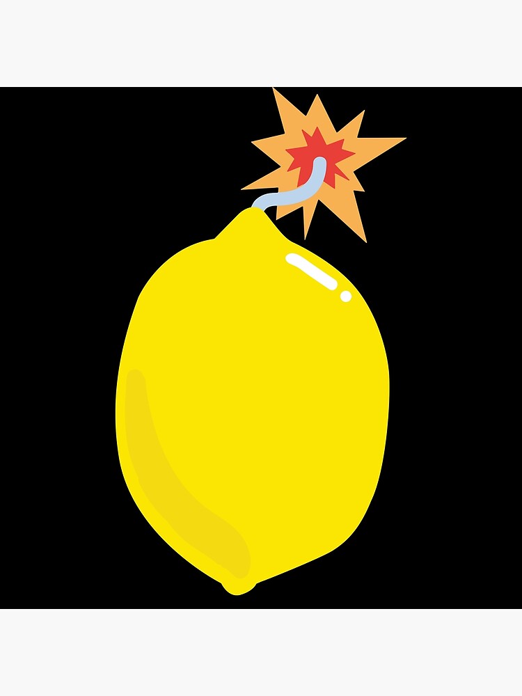 Impression photo « Lemon Bomb - Boom Boom Lemon - boom boom boisson au ...