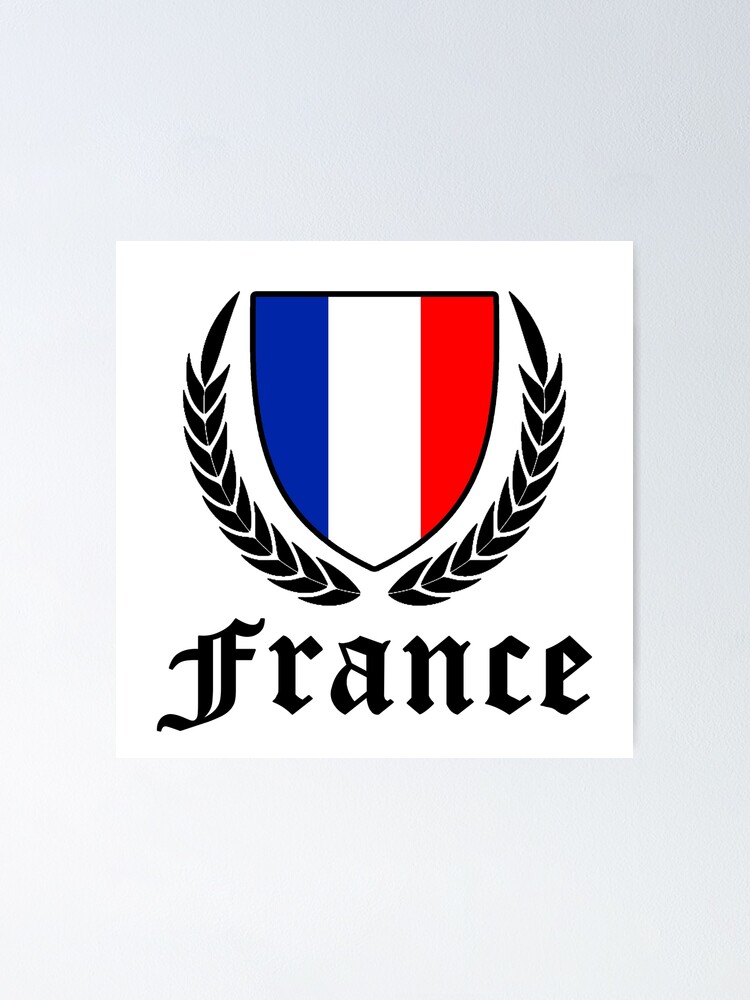 "France Crest" Poster for Sale by ForzaDesigns | Redbubble