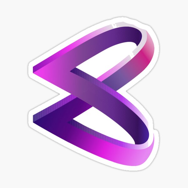 "figure eight design" Sticker by fasocreator | Redbubble