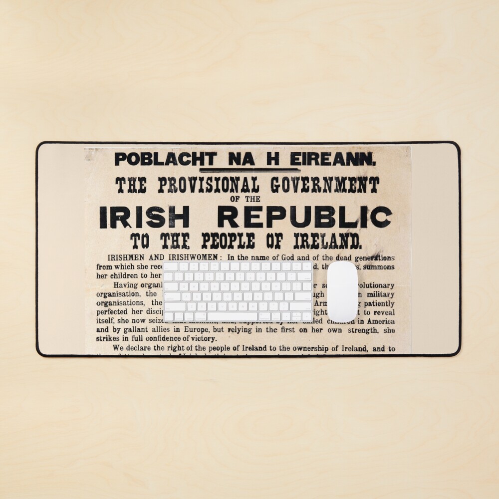 "Irish Proclamation of Independence (High Resolution) " Poster for Sale ...