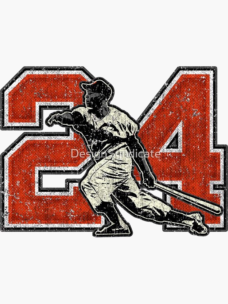 "24 - Say Hey Kid (vintage)" Sticker for Sale by DesignSyndicate ...