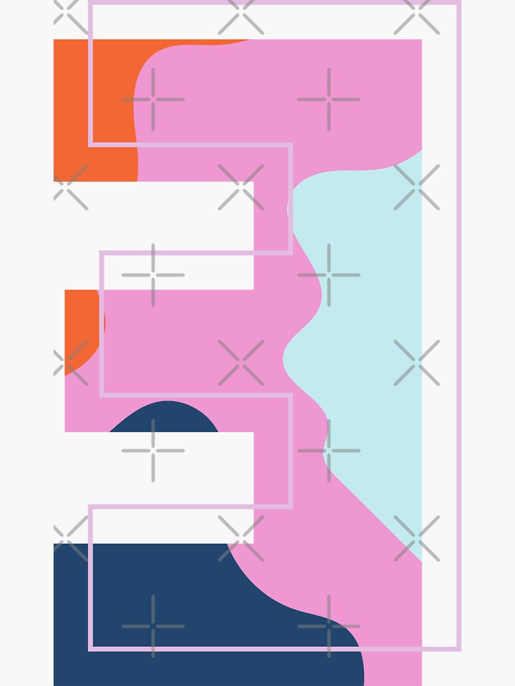 "Backwards letter - letter E illustration edition 2 colorful design ...