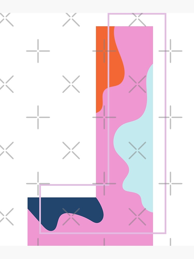 "Backwards letter - letter L illustration edition 2 colorful design ...
