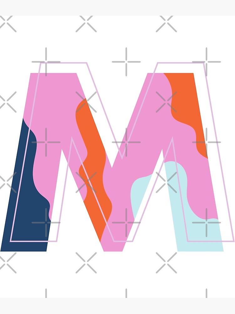 Lámina fotográfica «Letra al revés - letra M ilustración edición 2 ...