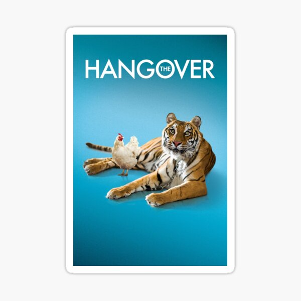 "The Hangover " Sticker for Sale by posterdise | Redbubble
