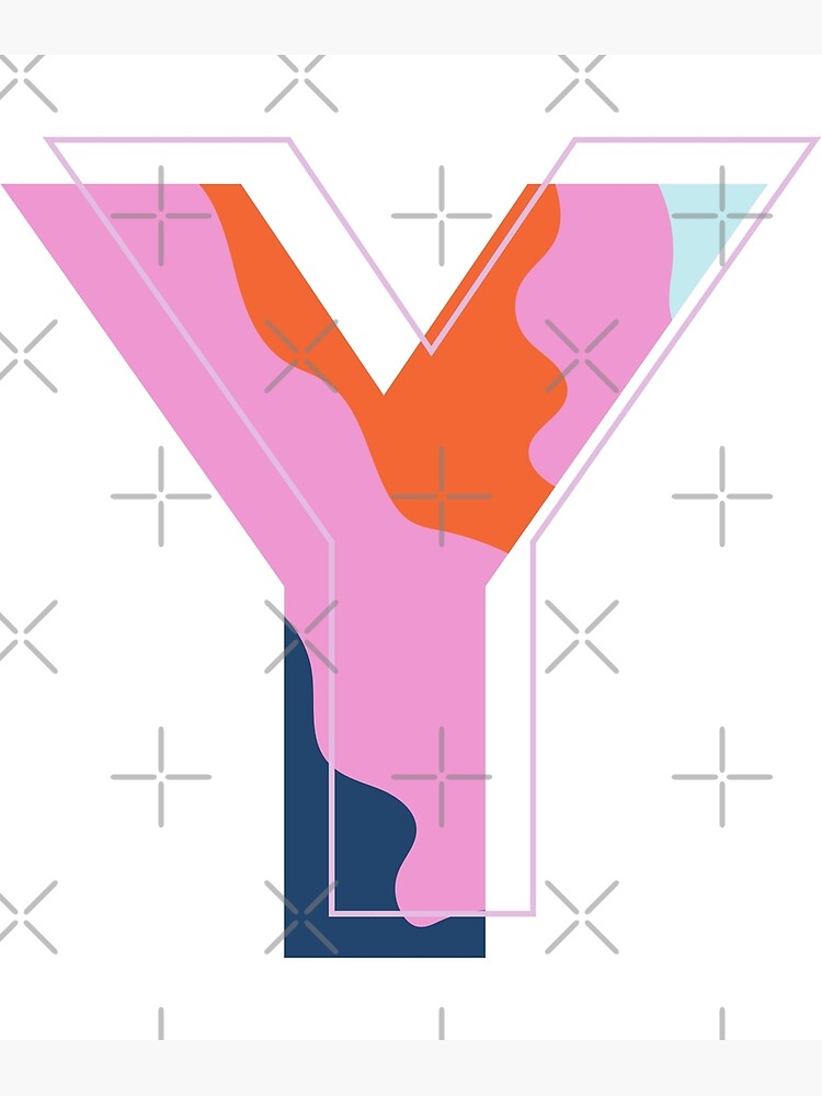 "Backwards letter - letter Y illustration edition 2 colorful design ...