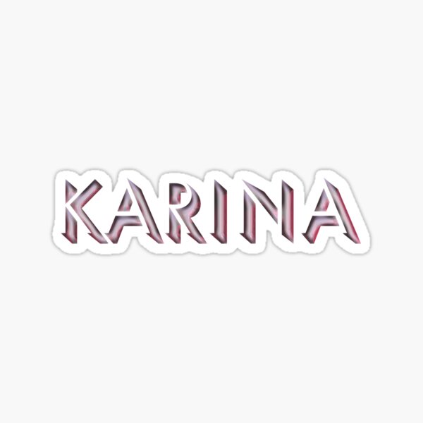 "Karina" Sticker by Melmel9 | Redbubble