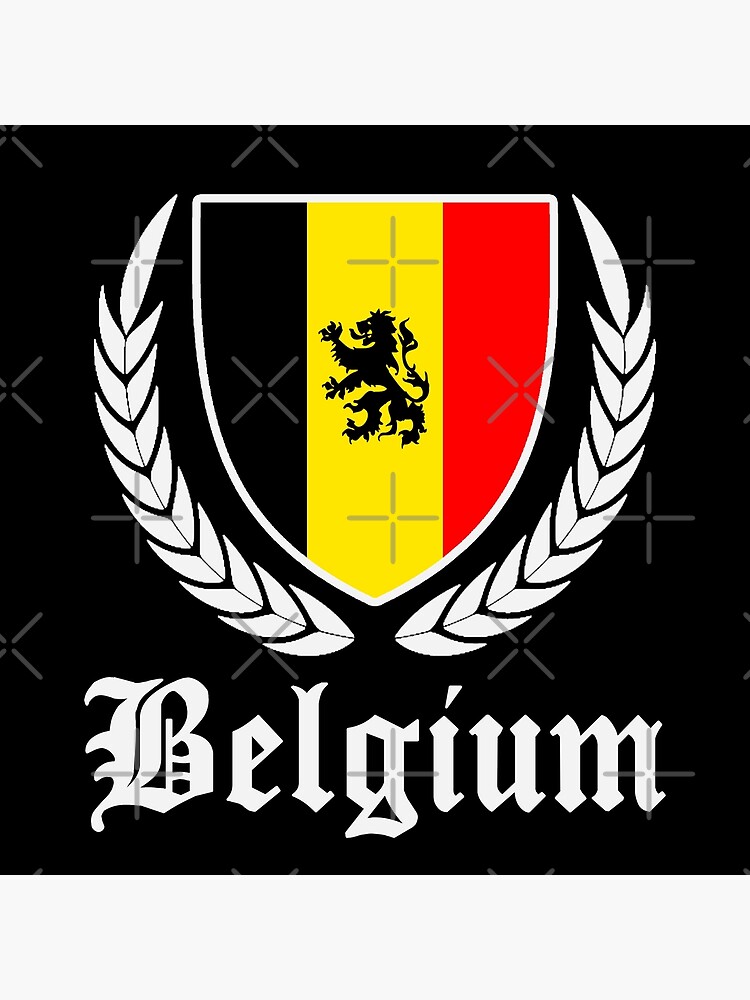 "Belgium Crest " Poster for Sale by ForzaDesigns | Redbubble