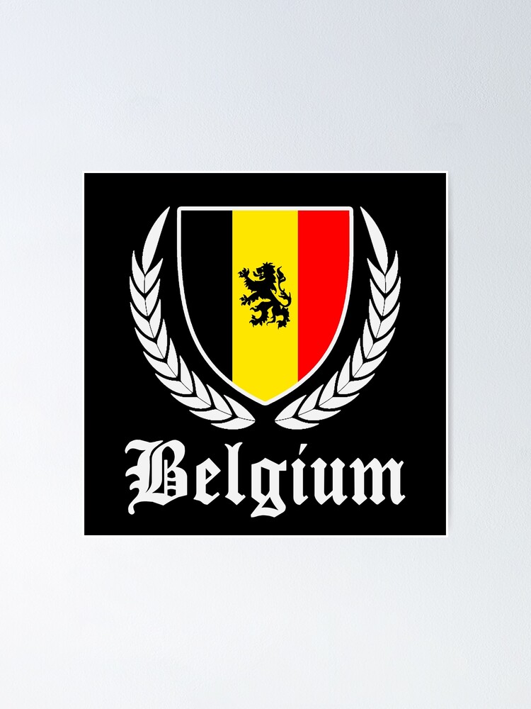 "Belgium Crest " Poster for Sale by ForzaDesigns | Redbubble
