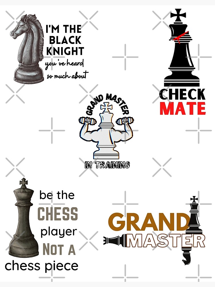 "Collection of CHESS stickers |Cool" Poster for Sale by Happiness-pills ...