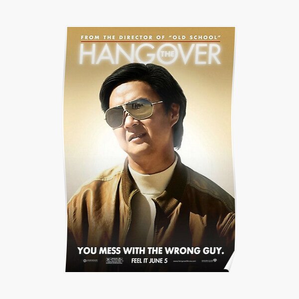 "Mr. Chow | The Hangover" Poster by posterdise | Redbubble