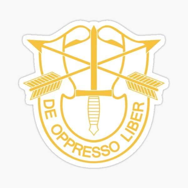"US Army Special Forces SFG Green Beret - De Oppresso Liber" Sticker ...