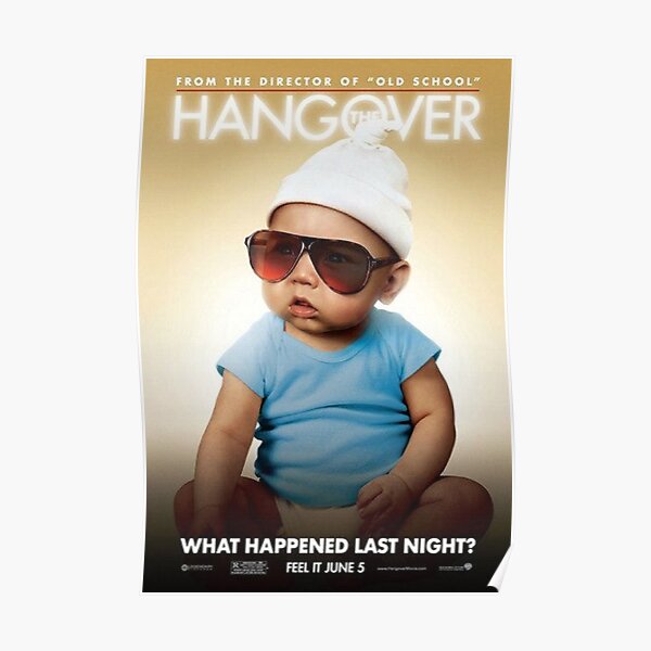 "The Baby | The Hangover" Poster for Sale by posterdise | Redbubble