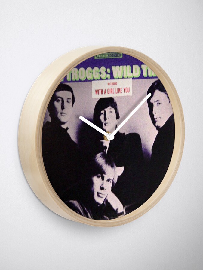 "The Troggs Wild Thing 60's Garage Rock lp!" Clock for Sale by Vintaged ...