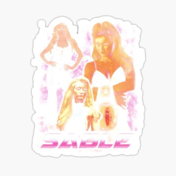 "Vintage Inspired Wwe Diva Sable Wrestling" Sticker for Sale by ...