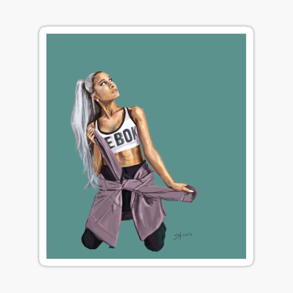 "7 rings" Sticker for Sale by syatomi | Redbubble
