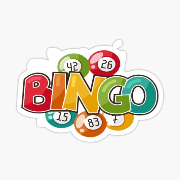 "Best play bingo" Sticker for Sale by hiba-saadi | Redbubble