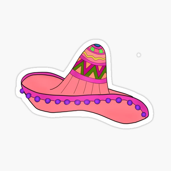 "Sombrero" Sticker for Sale by MGtshirt | Redbubble