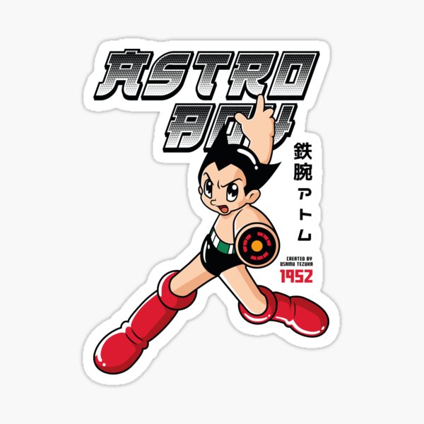 "Astro Boy" Sticker for Sale by redwane | Redbubble