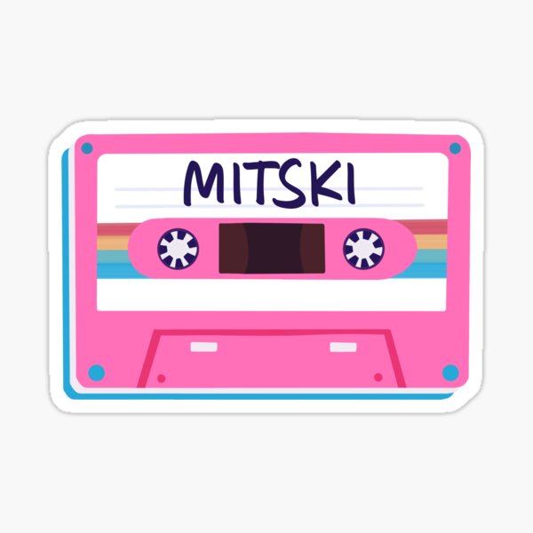 "Mitski Cassette Tape Music Design" Sticker for Sale by HoorayLJ ...