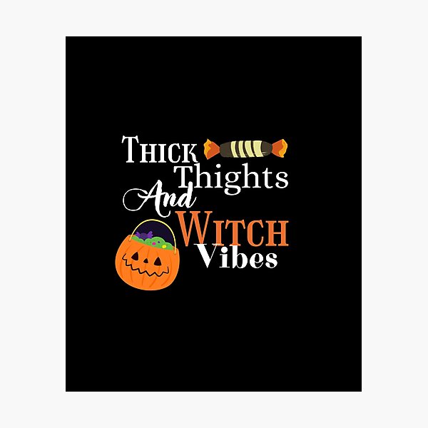 Lámina fotográfica «Muslos gruesos y vibraciones de bruja Calabazas y ...