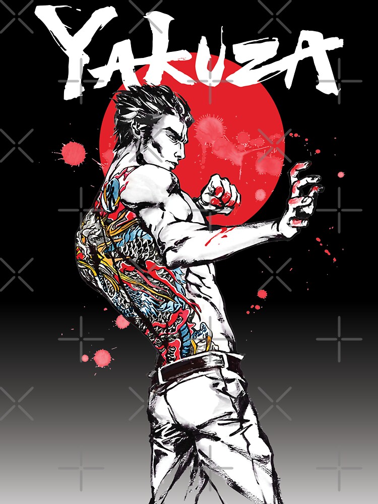 "Yakuza kazuma kiryu" Sticker for Sale by Elmo-Man | Redbubble