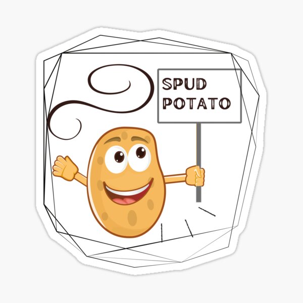 " Cute Sweet Potato Spud Essential T-Shirt" Sticker for Sale by ma7lo ...