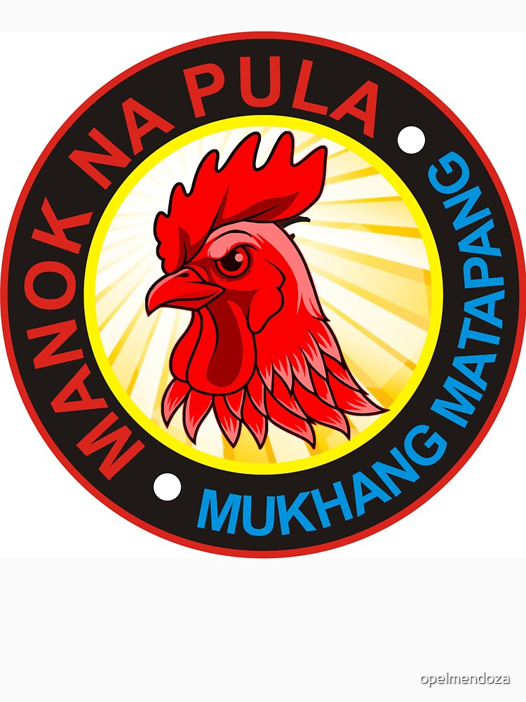 T-shirt « Manok na pula », par opelmendoza | Redbubble